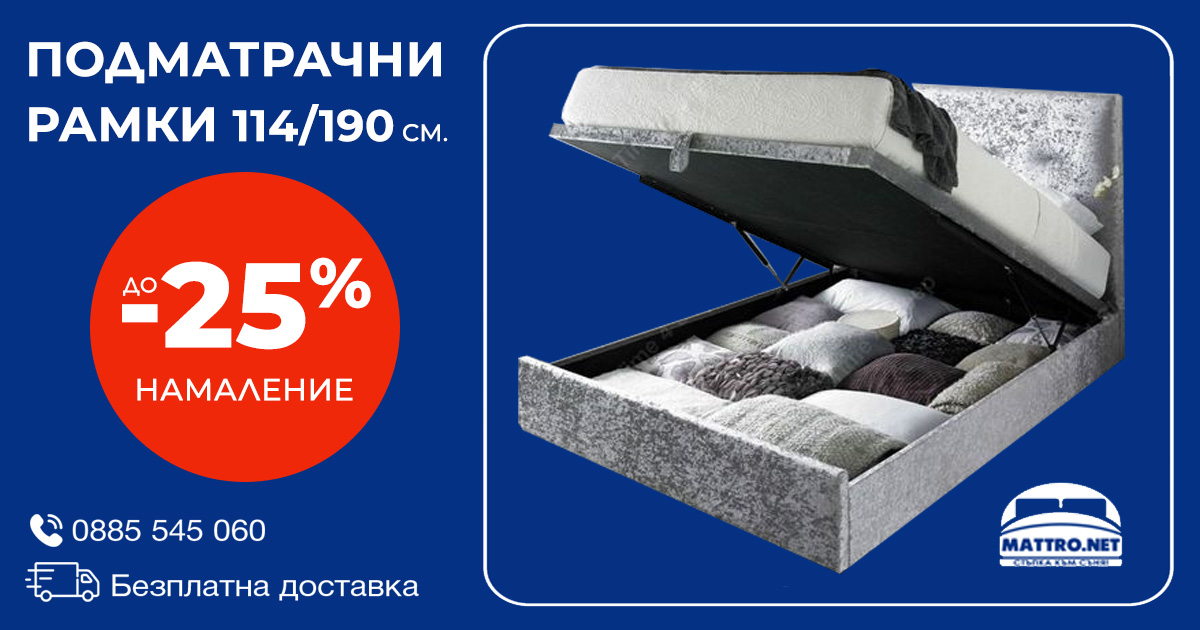 Подматрачни рамки 114/190 | -25% промо цени | Mattro.net