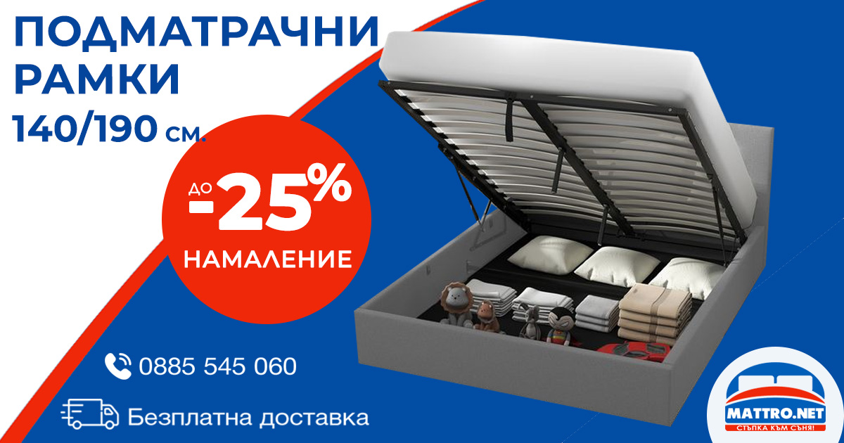 Подматрачни рамки 140/190 | -25% промо цени | Mattro.net