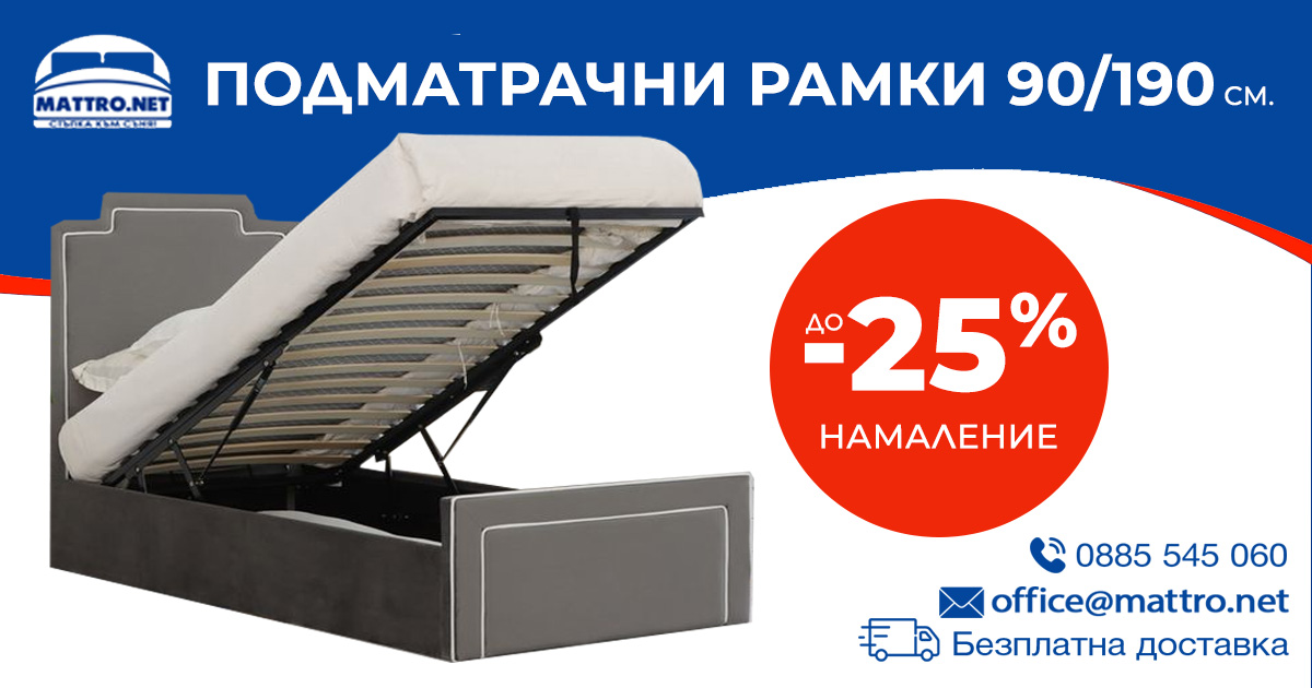 Подматрачни рамки 90/190 | -25% промо цени | Mattro.net